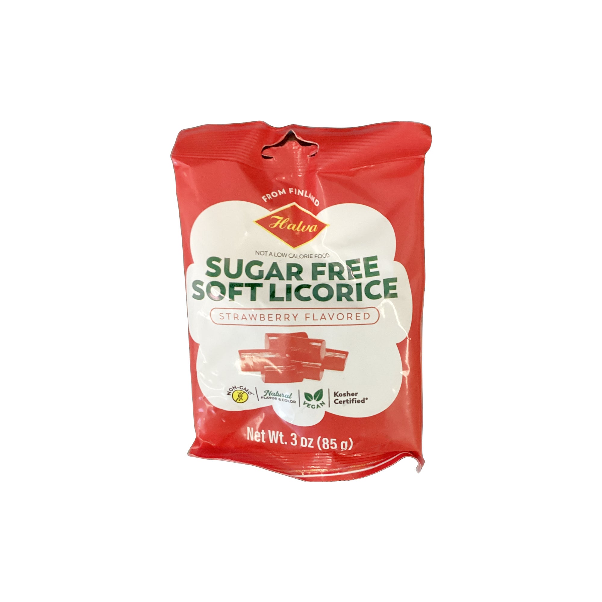 Halva European Style Licorice Sugar Free Strawberry Licorice Bag | A ...